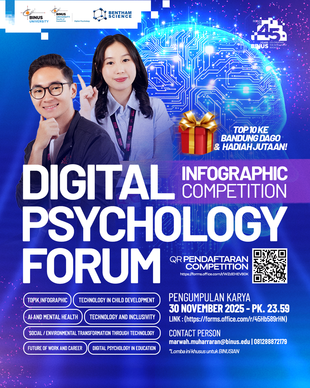 📢 [EXTENDED] Open Registration – Digital Psychology Forum Competition ...